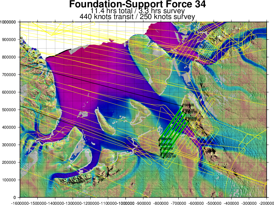 Map of Foundation-Support Force 34 | ESD Publications