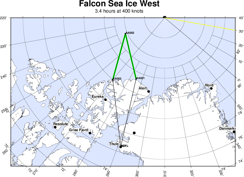 Map of Falcon - Sea Ice West | ESD Publications