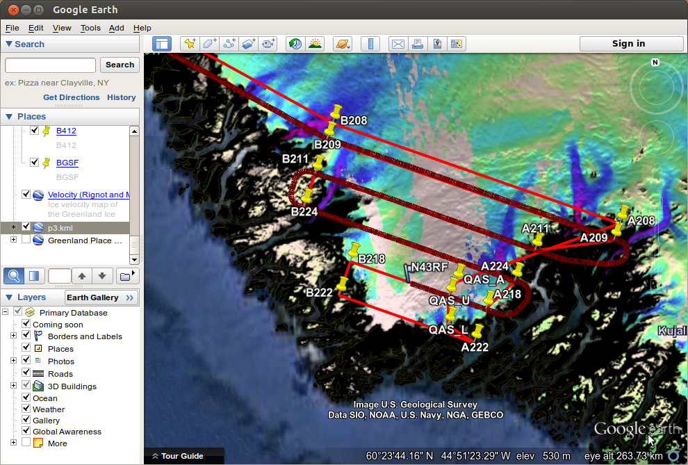 Flight plan and track detail | ESD Publications